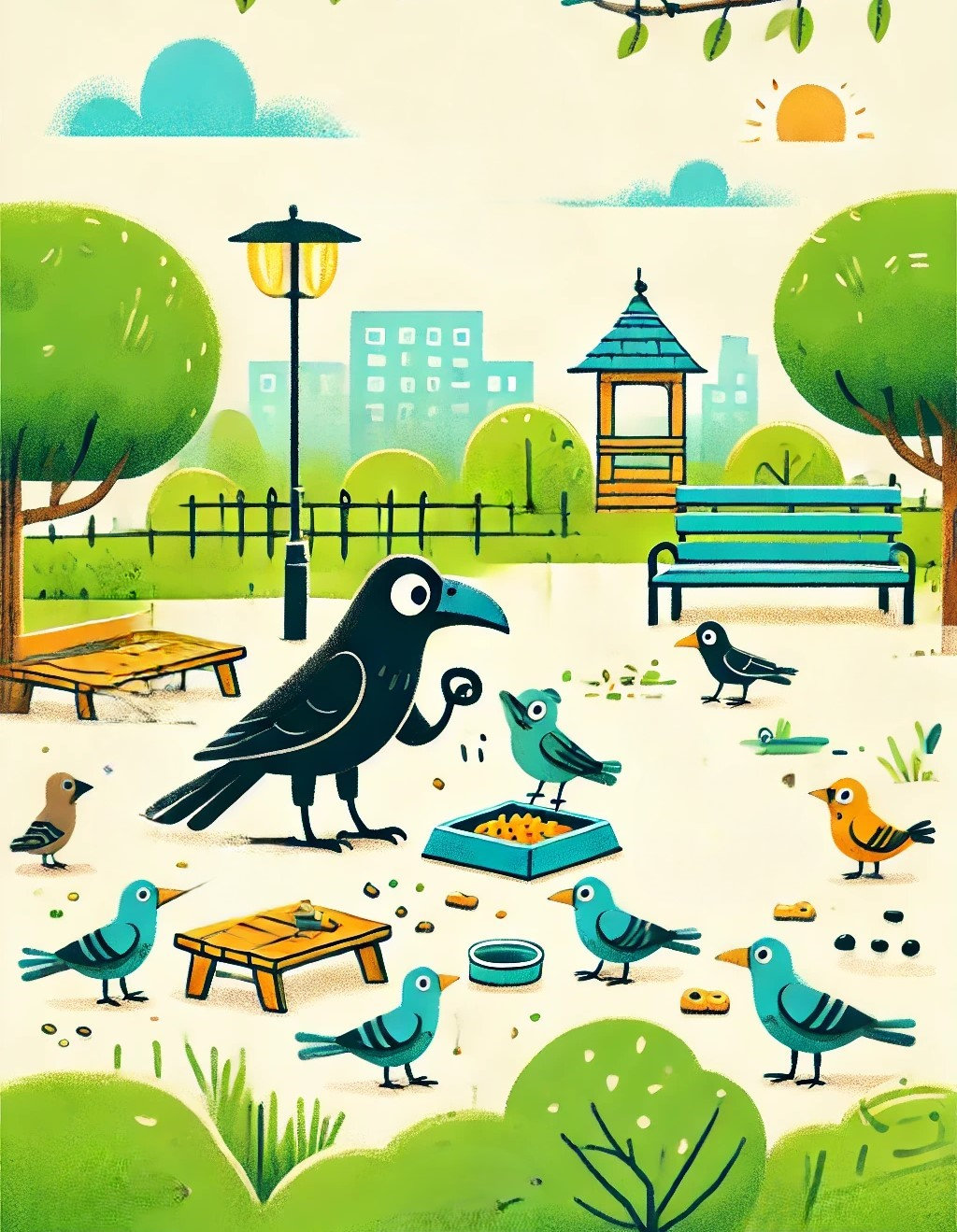 The Cunning Crow - Shorty story by Cherry Tales